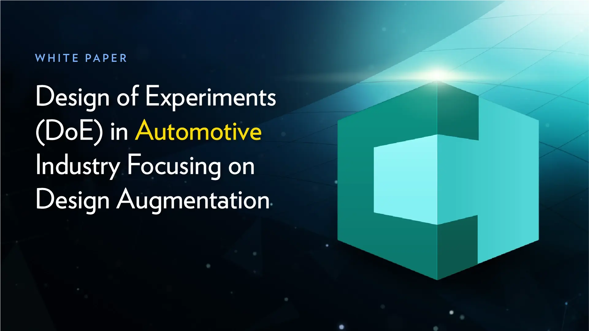 DoE im Automobilbereich: Design Augmentation mit Cornerstone